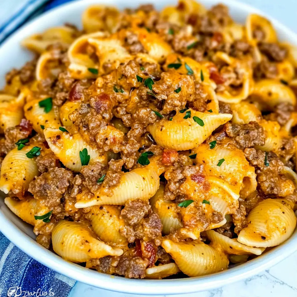 Creamy Beef and Shells: Irresistible Quick Comfort Food