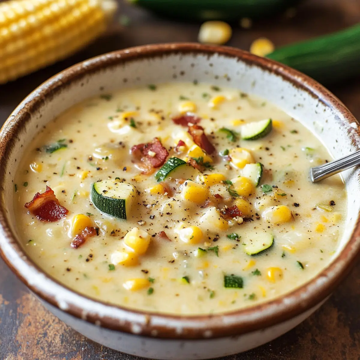 Delicious Summer Corn and Zucchini Chowder You'll Love