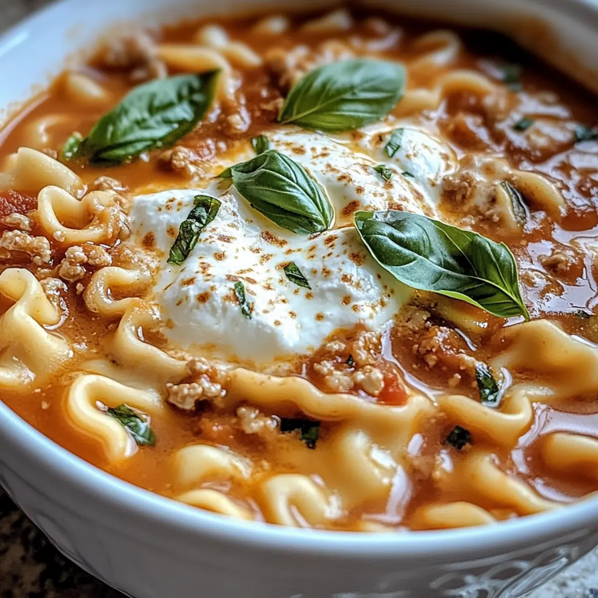 Irresistible Easy Creamy Lasagna Soup: A Delicious Comfort Dish
