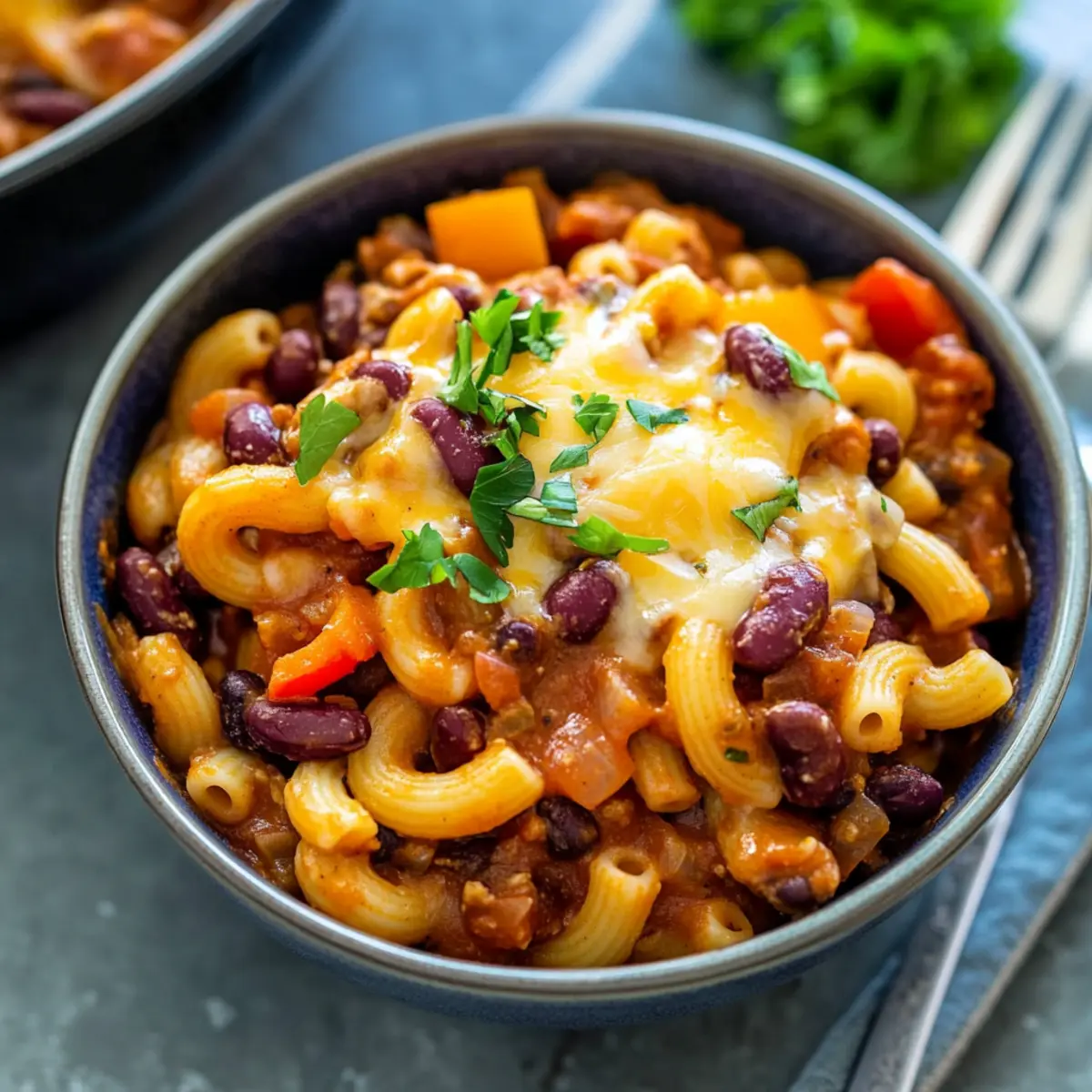 Easy Vegetarian Chili Mac - A Delicious One-Pot Meal